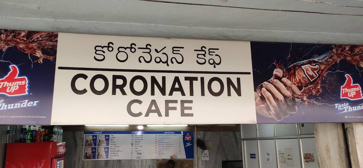 Menu at Coronation cafe, Hyderabad