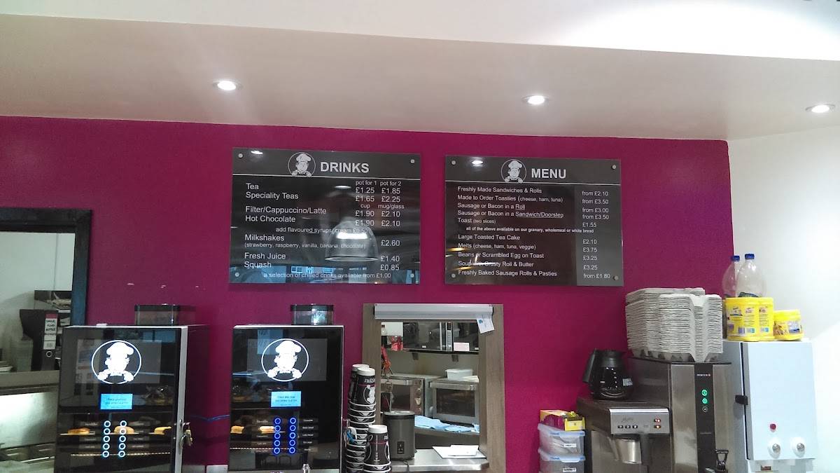 Menu at Couzens Bakery and Coffee Lounge, Welwyn Garden City