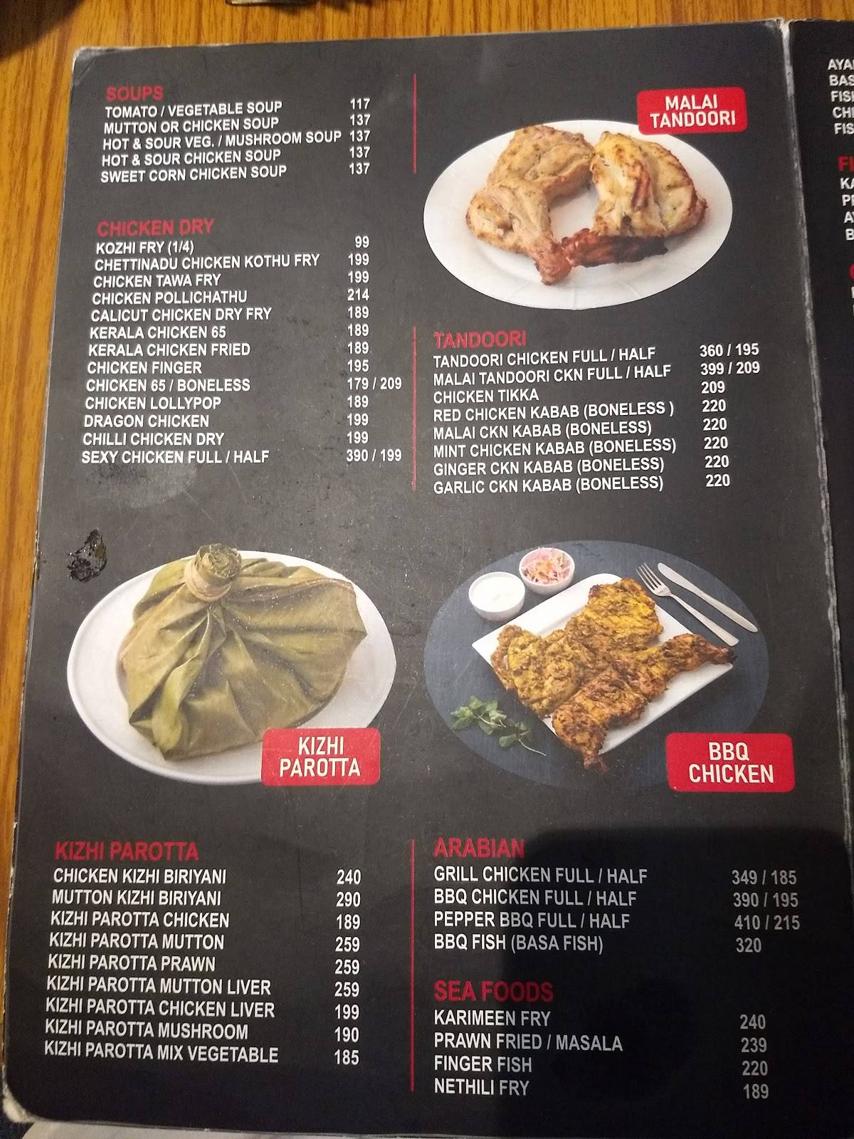 Menu at Crescent Restaurant, Vanagaram, Chennai, Tower 1