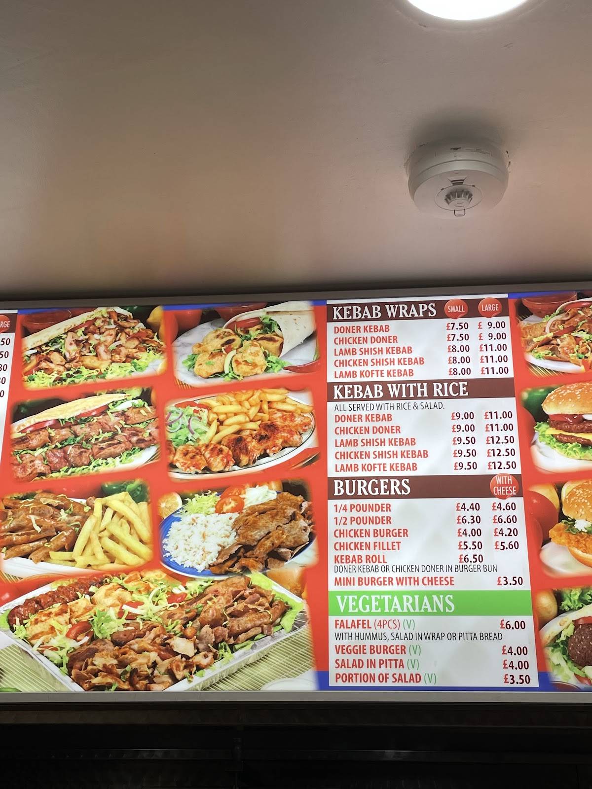 Menu at Croydon Charcoal Grill restaurant, Croydon