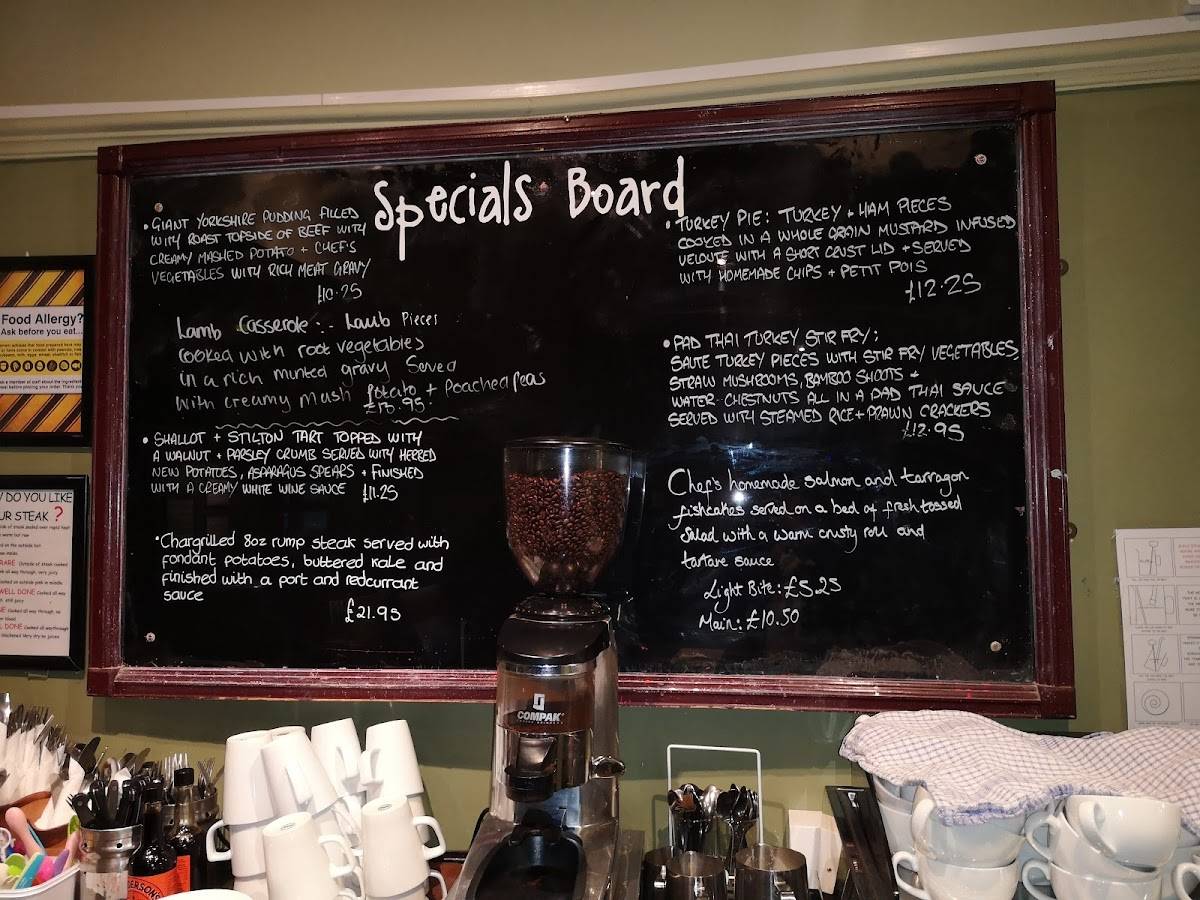 Menu at Cubley Hall pub & bar, Sheffield