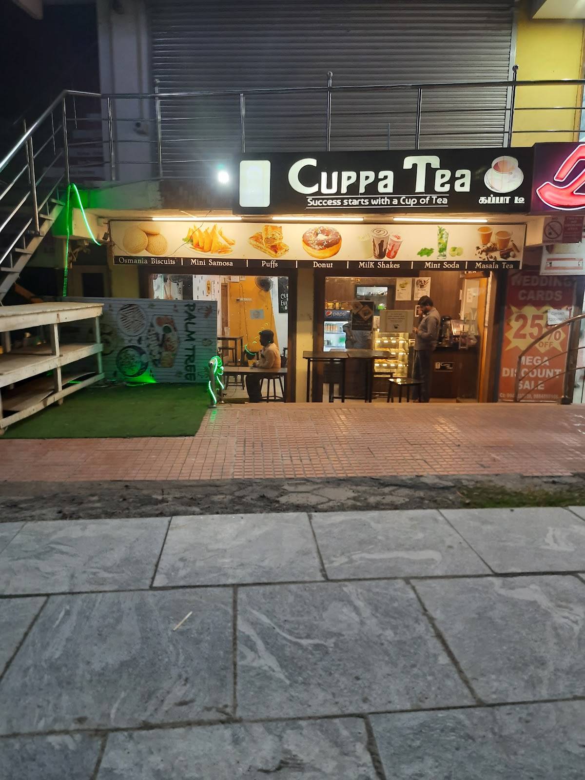 Menu at Cuppa Tea, Chennai