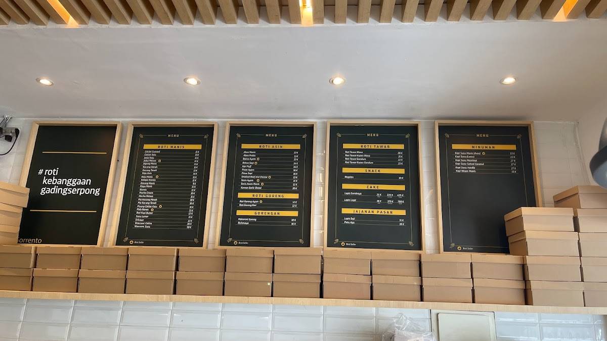 Carta de Roti Kebanggaan Gading Serpong (Sorrento), Curug Sangereng