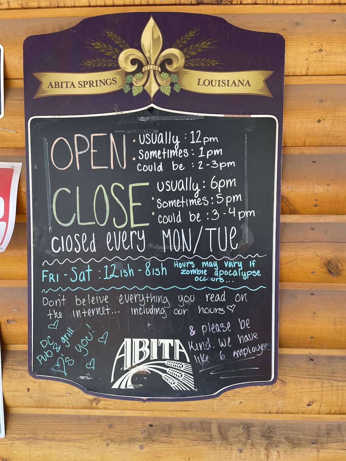 Menu at DC Pub & Grill, Duck Creek Village