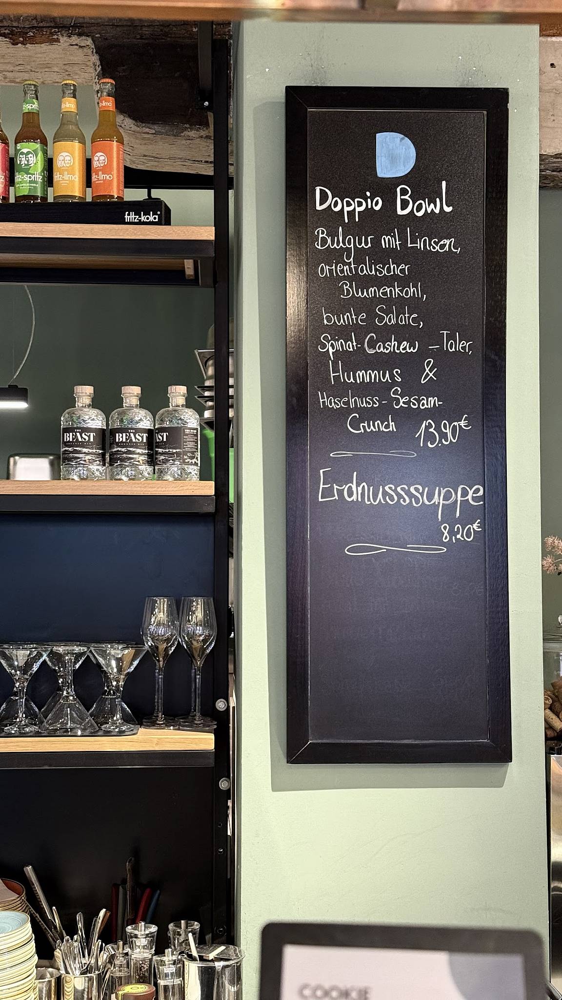 Speisekarte von DOPPIO cafe, Konstanz