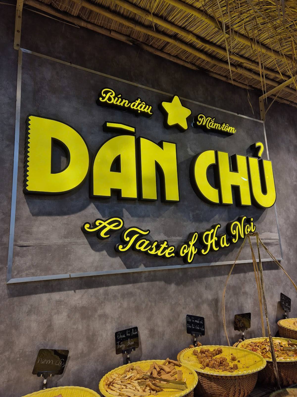 Menu at Dân Chủ - Buffet Cuốn & Bún Đậu restaurant, Ho Chi Minh City