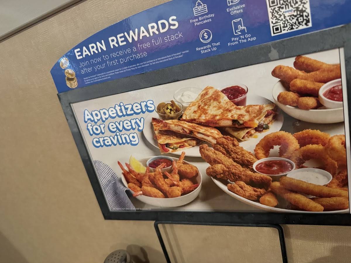 Menu at IHOP restaurant, Denver, S Colorado Blvd