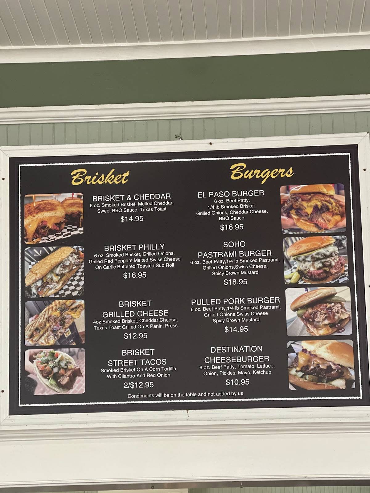 Menu at Destination Smokehouse Express BBQ, Hemet