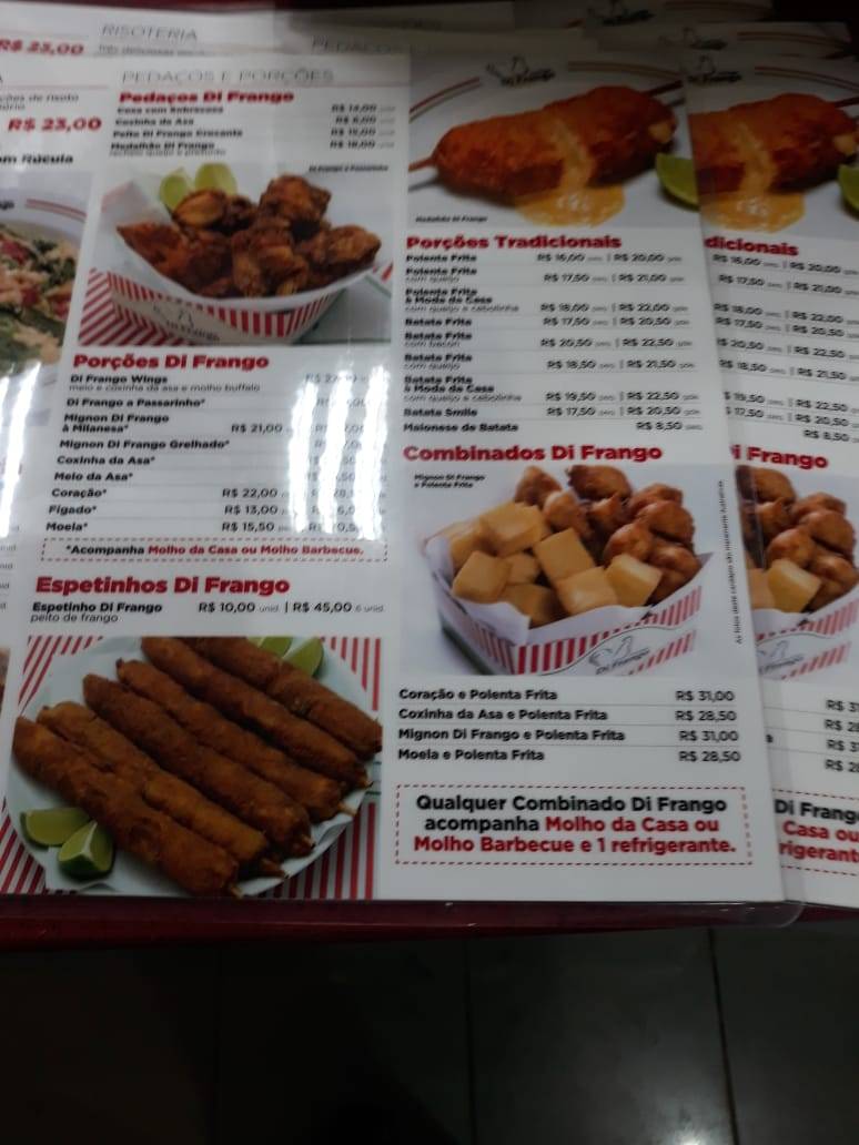 Menu em Di Frango Express Alto da XV restaurante, Curitiba