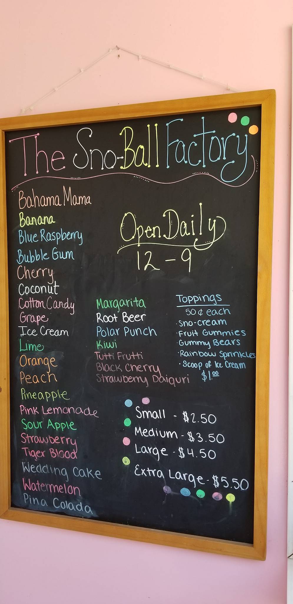 Menu at Dixie Donuts, Wilkesboro