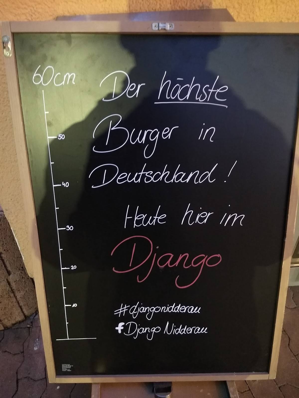 Speisekarte von Django Restaurant Bar, Nidderau
