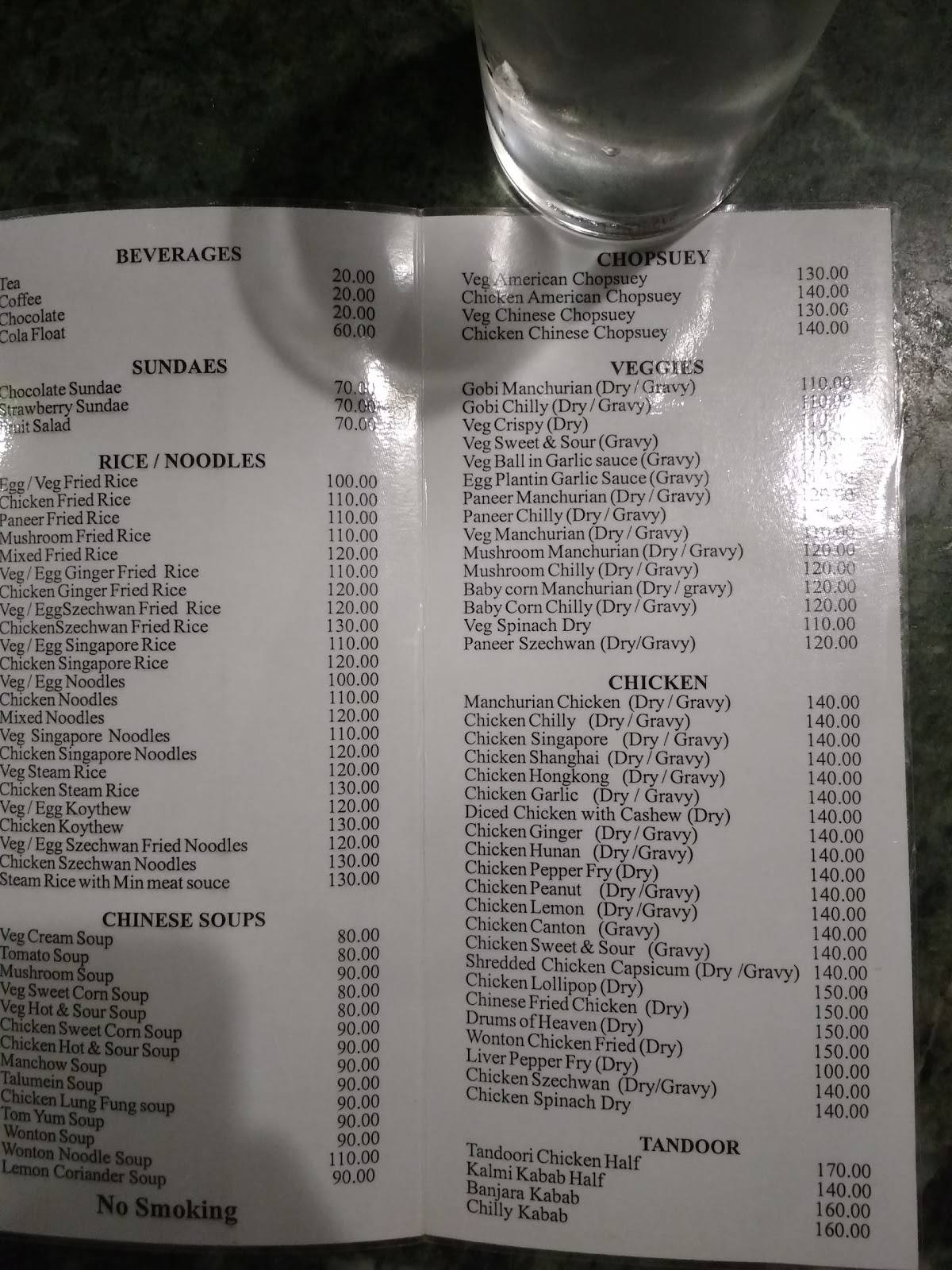 Menu at Dollops, Manipal