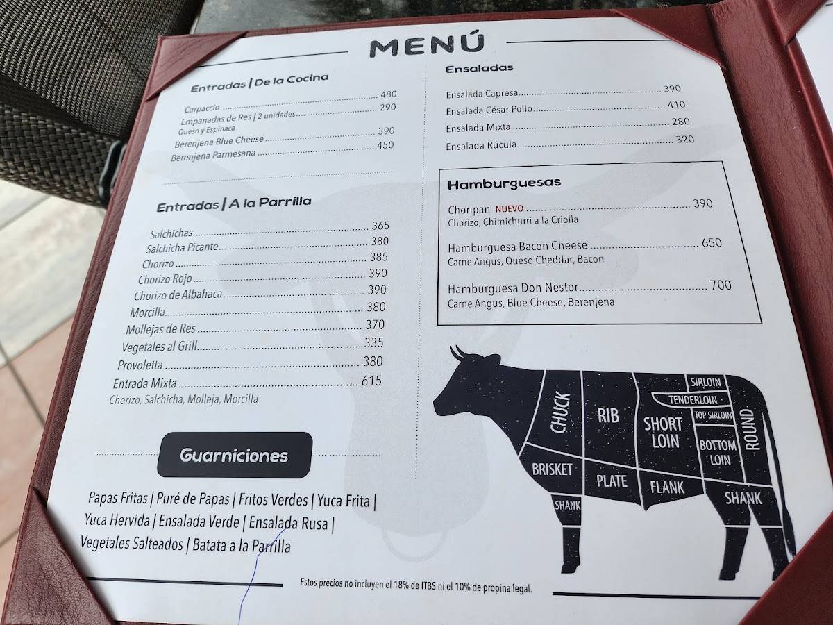 Carta de Don Nestor Parrillada, Santo Domingo, Av. Lope de Vega 13