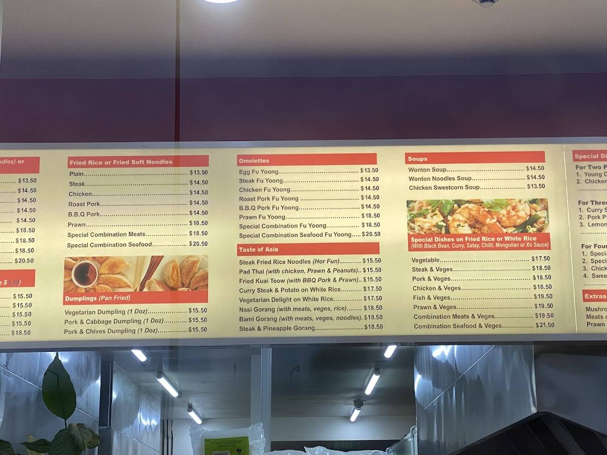 Menu at Double Happy Chinese Takeaways fast food, Auckland