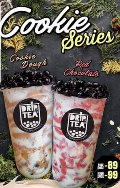 Menu at Drip Tea, Santa Rosa, Balibago Road