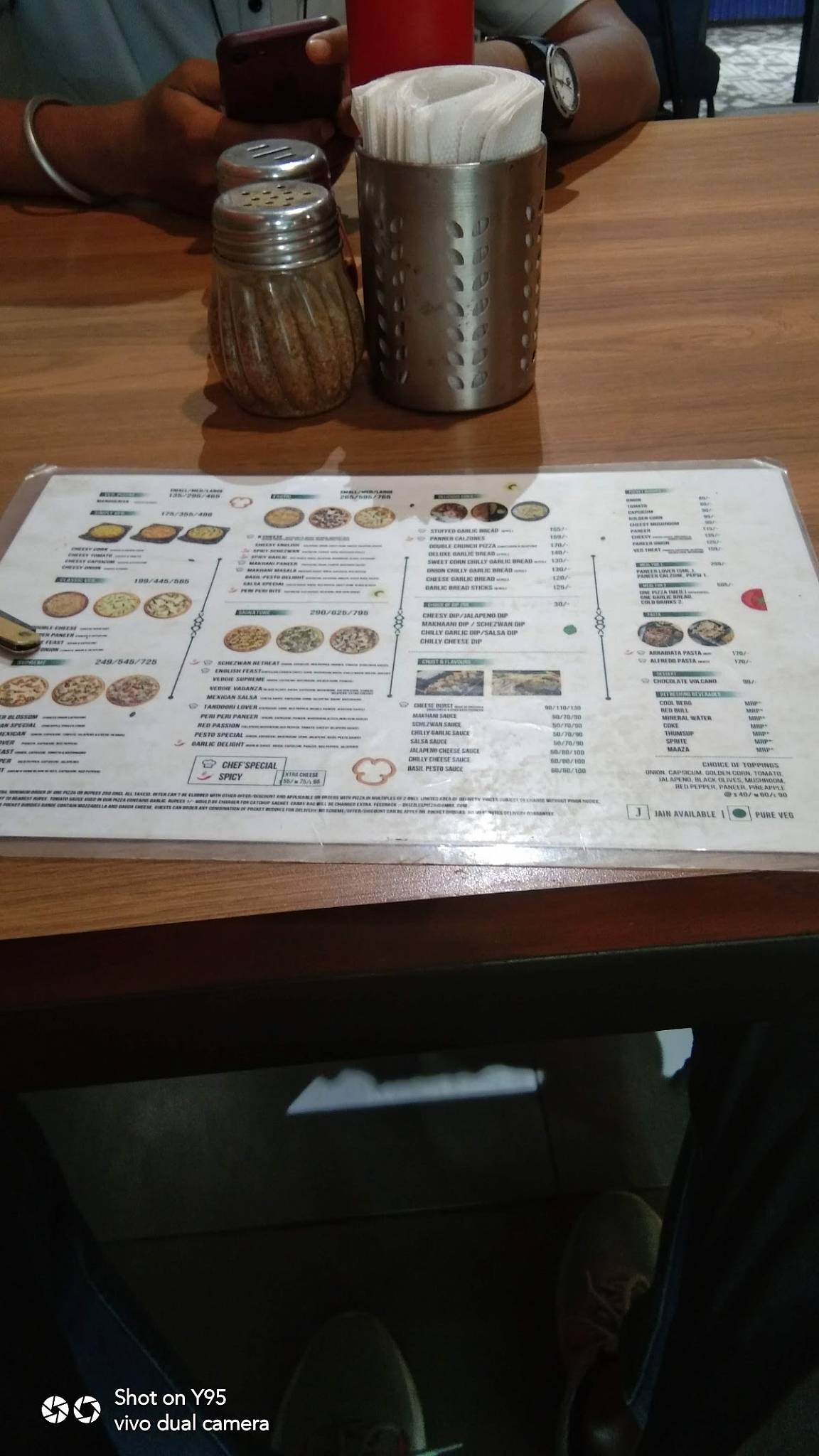 Menu at Drizzle’s pizza, Ahmedabad, G-1