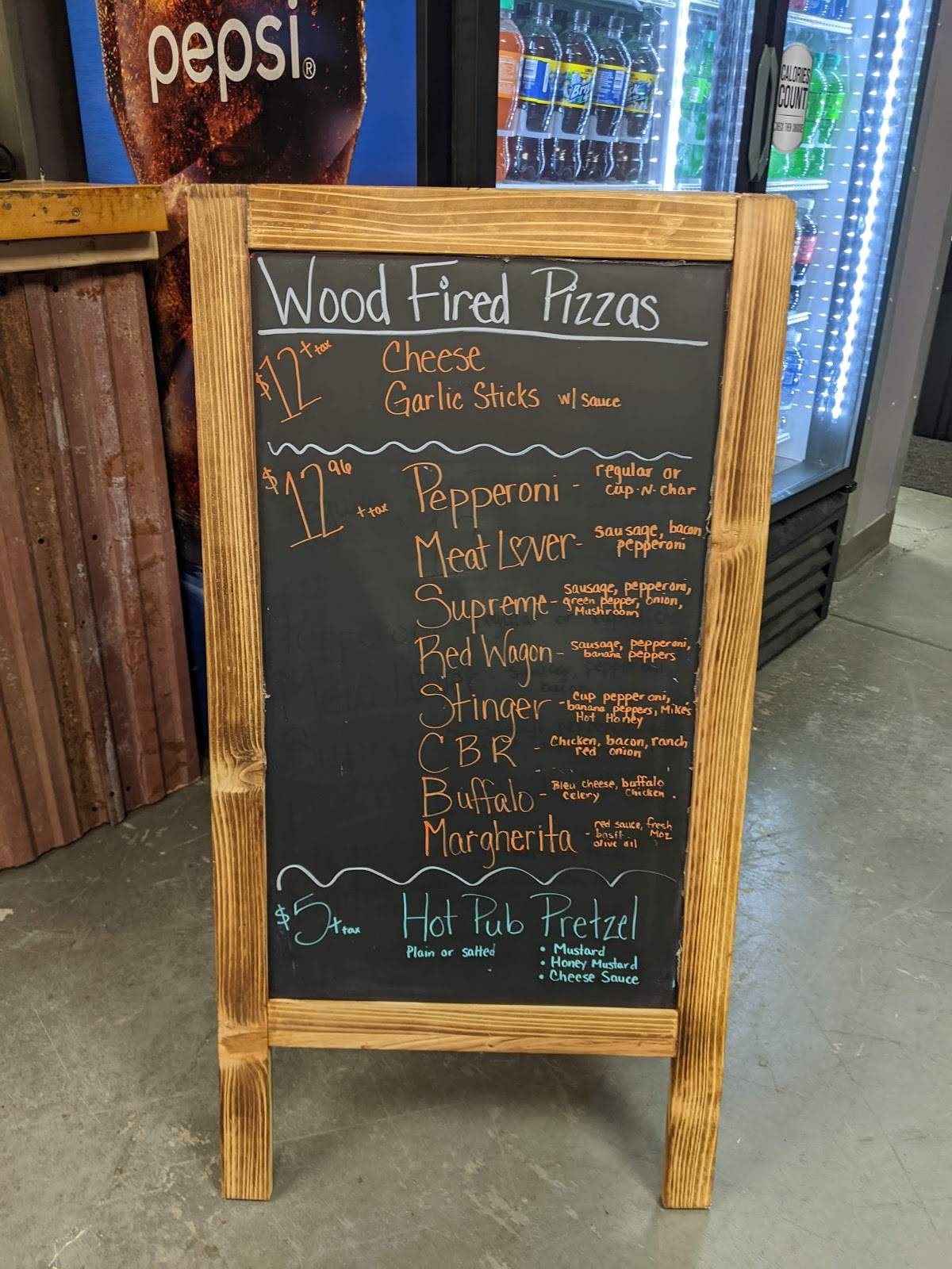 Menu at Dubby's Tailgate pizzeria, Albion