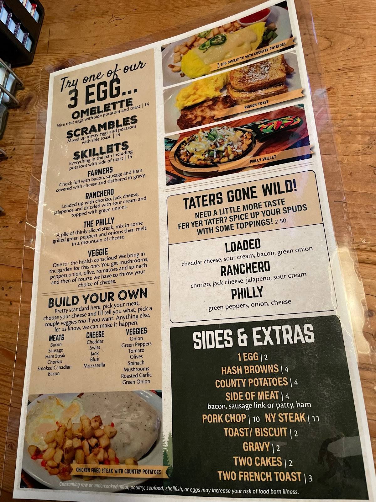 Menu at Dub's Tavern pub & bar, West Linn, SW Borland Rd