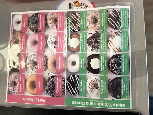 Menu at Duck Donuts restaurant, Fort Mill