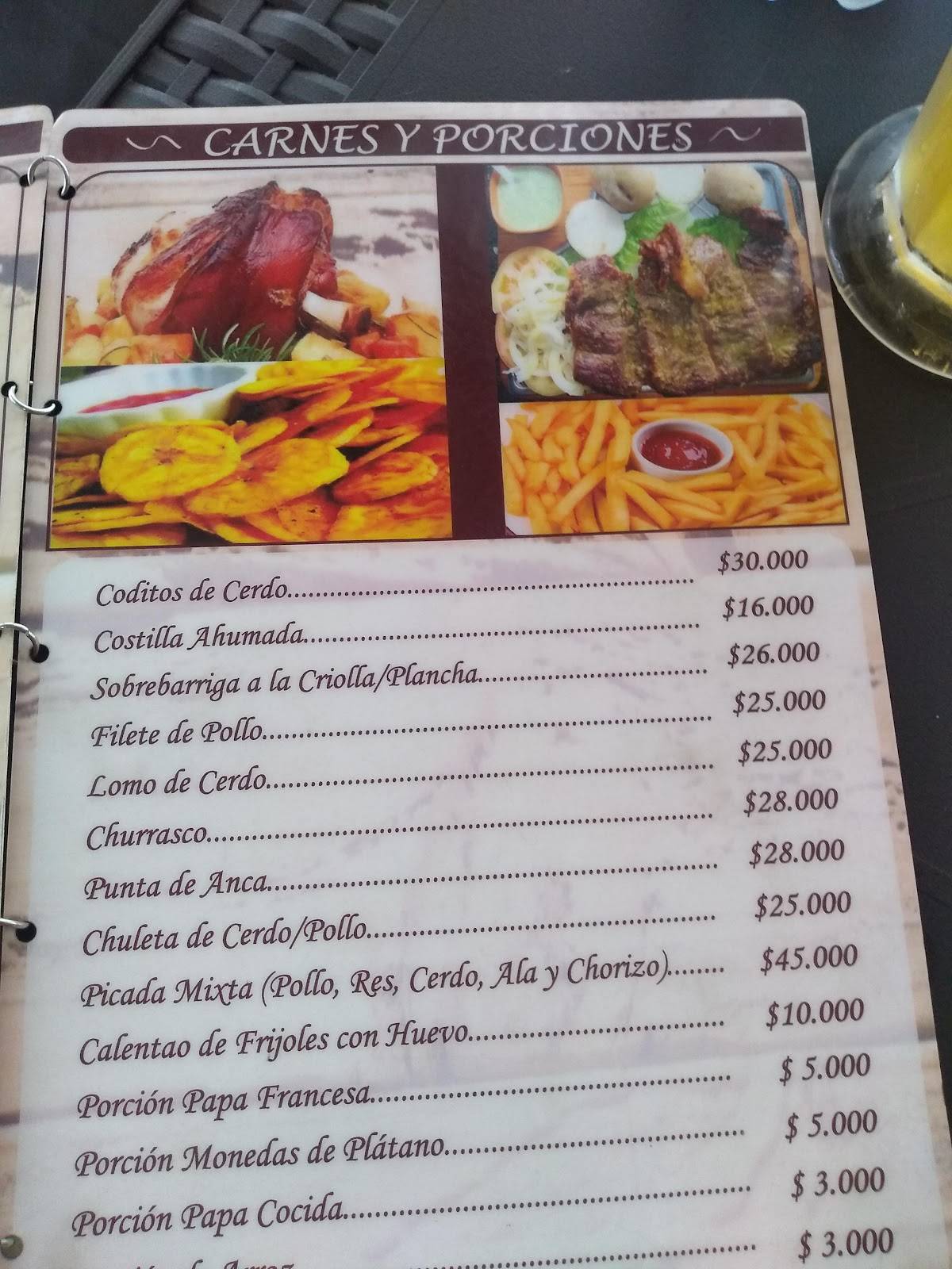 Carta del restaurante El Arepazo Original, Cali, # 3G