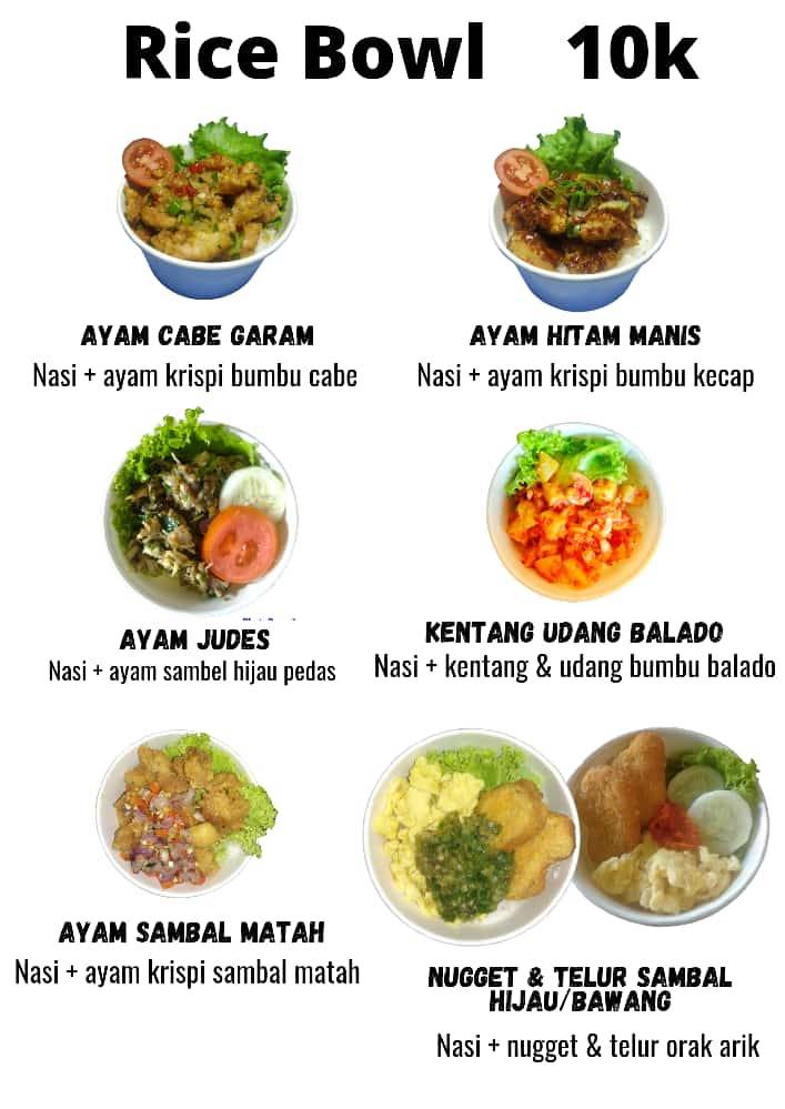 Carta del restaurante Kedai Kiyowo Sedayu, Sedayu