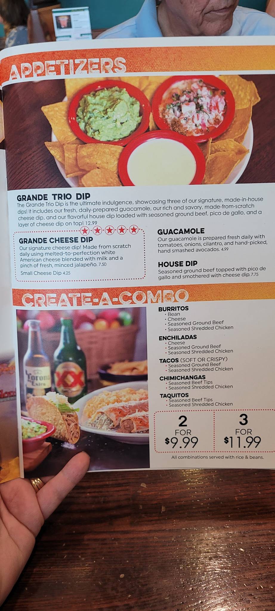 Menu at El Colonial restaurant, Ashland, 366 Diederich Blvd