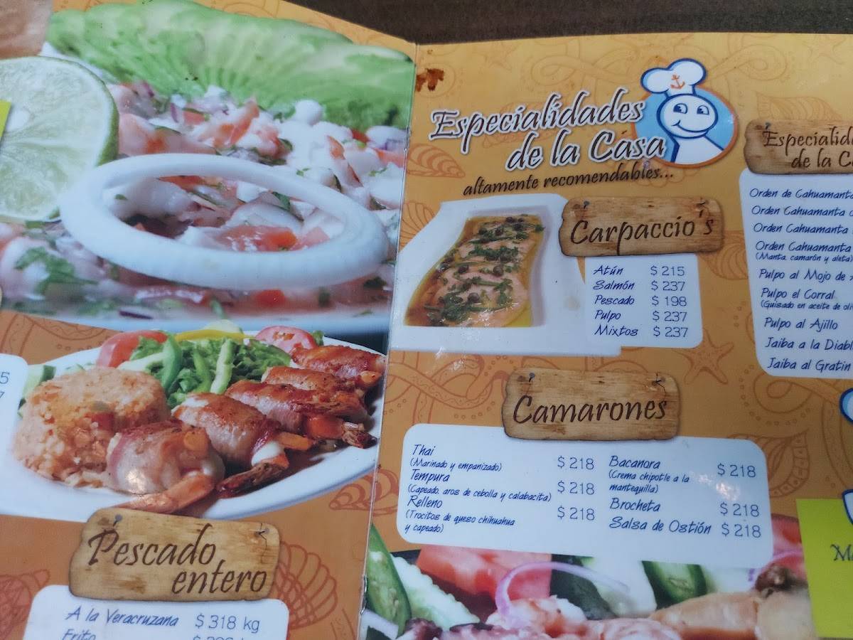 Carta de El Corral Restaurante, Hermosillo, Avenida Puebla 43 Entre ...