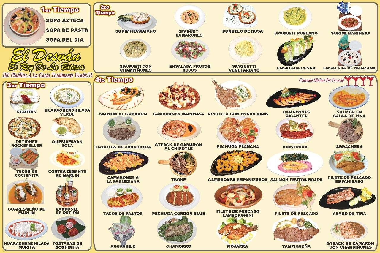 Carta del restaurante El Desván Montevideo, Ciudad López Mateos, Nte ...