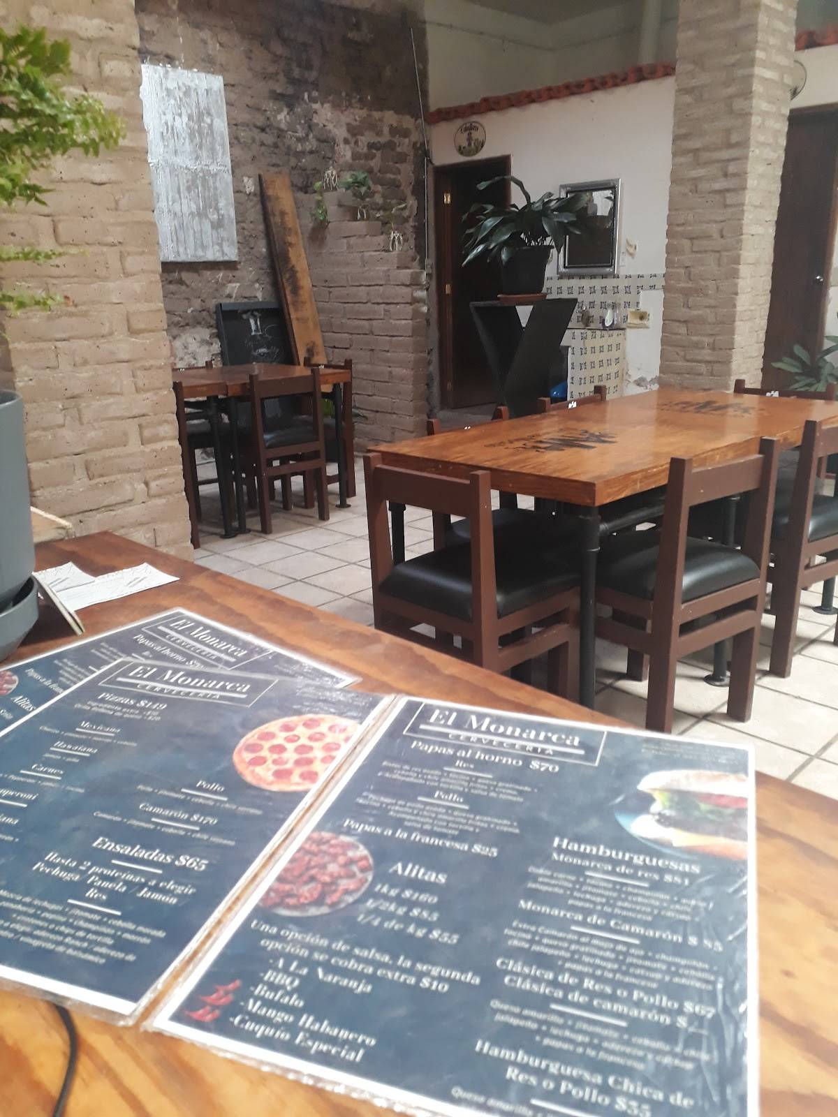 Carta del restaurante El Monarca cervecería, Cuquío, C. José Ayala 158A