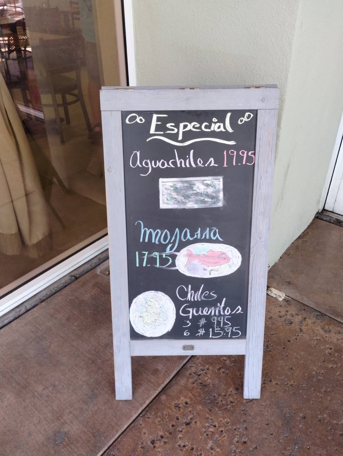 Menu at El Taco Asado restaurant, Palm Springs