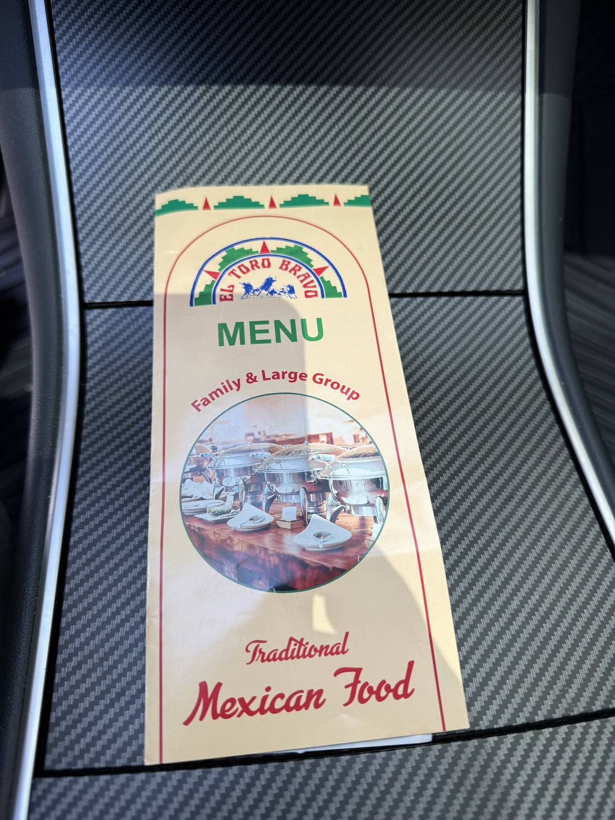 Menu at El Toro Bravo restaurant, Tustin, El Camino Real # B