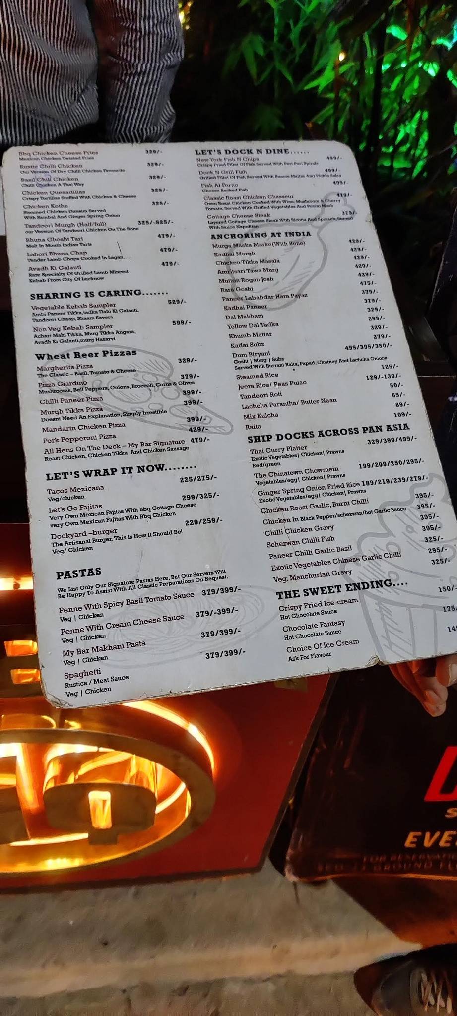 Menu at El Vino Nightclub Gurugram, Gurugram