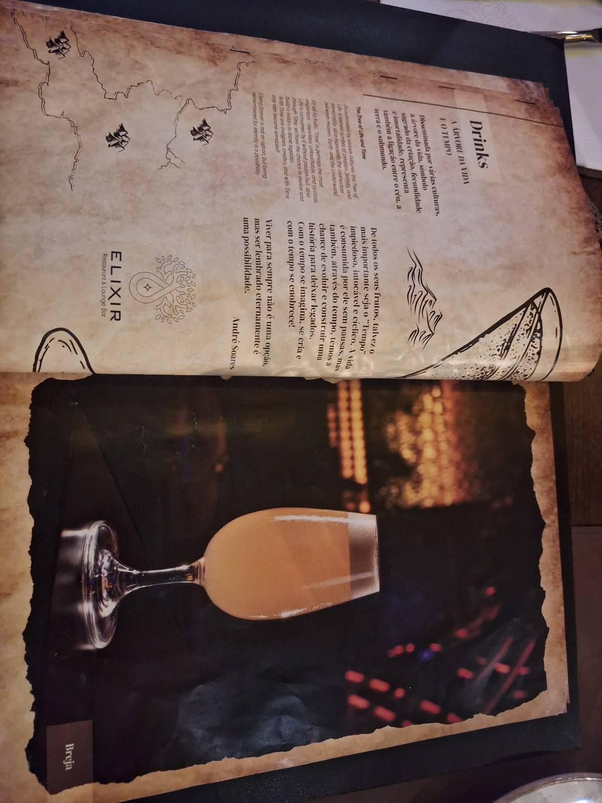 Menu em Elixir Restaurant & Lounge Bar, Campinas