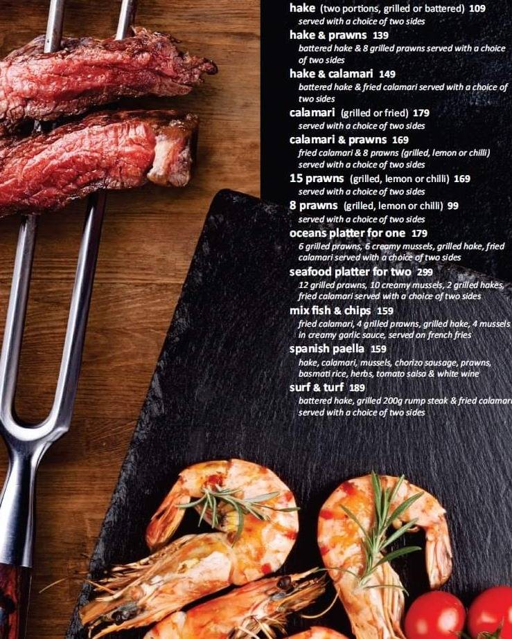 Menu at Euro Caffé cafe, Bloemfontein, U32 Mimosa Mall