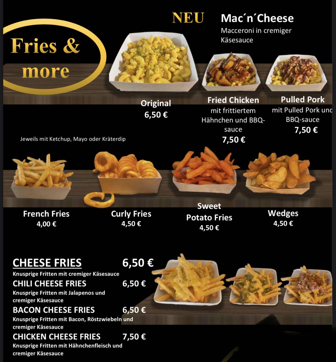 Speisekarte von Euro Grill 1 Burger/Döner/Pizza und mehr, Wernigerode