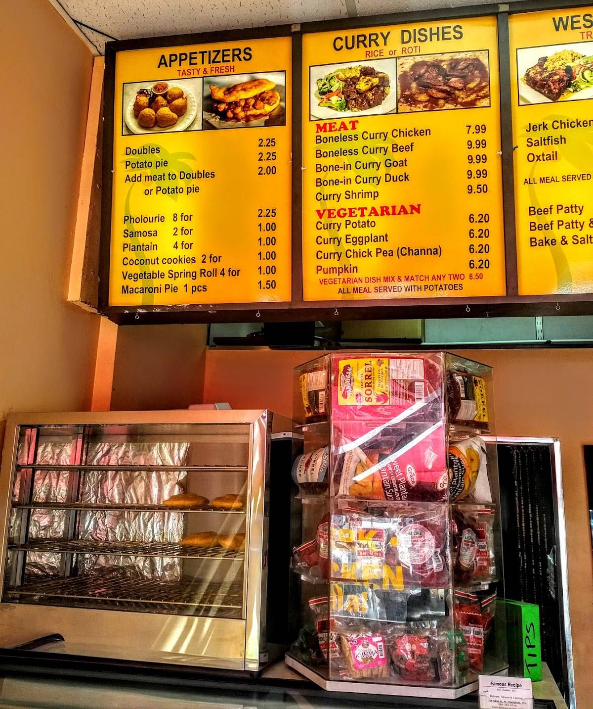 Menu at Famous Recipe restaurant, Hamilton