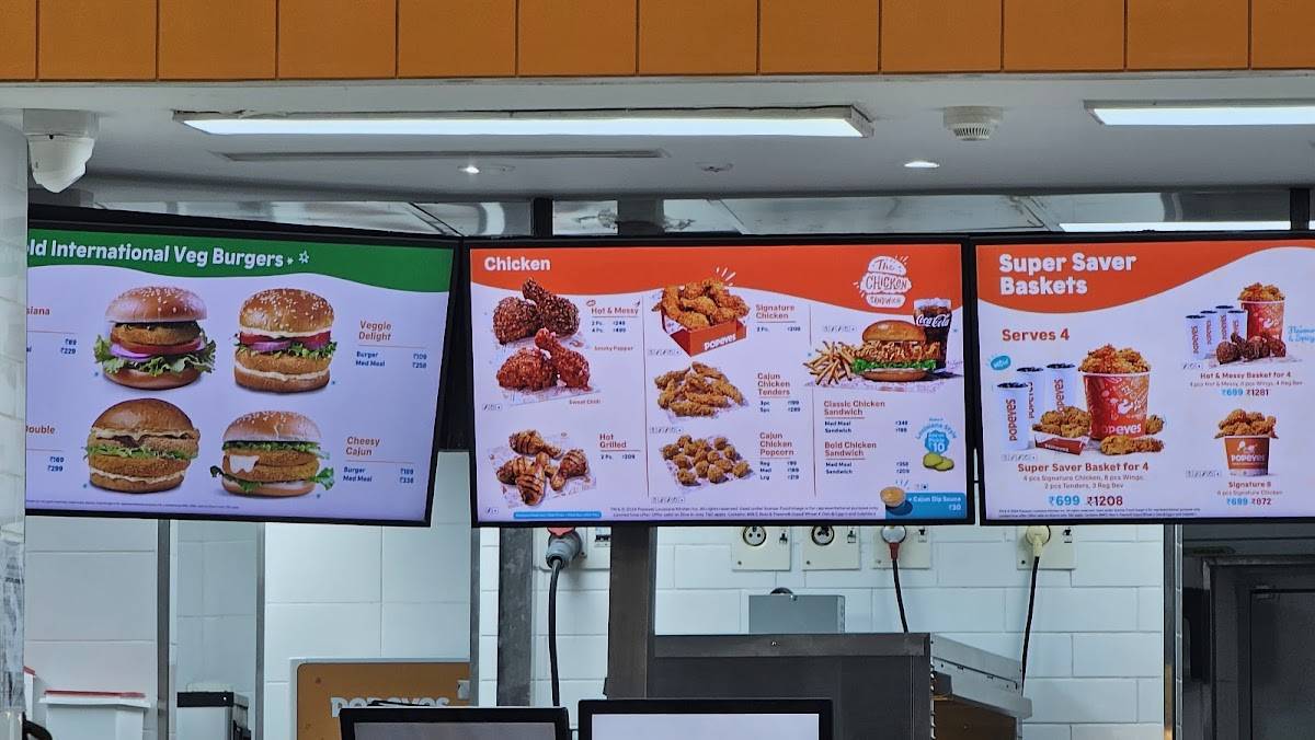 Menu at Popeyes - Famous Louisiana Chicken, Faridabad