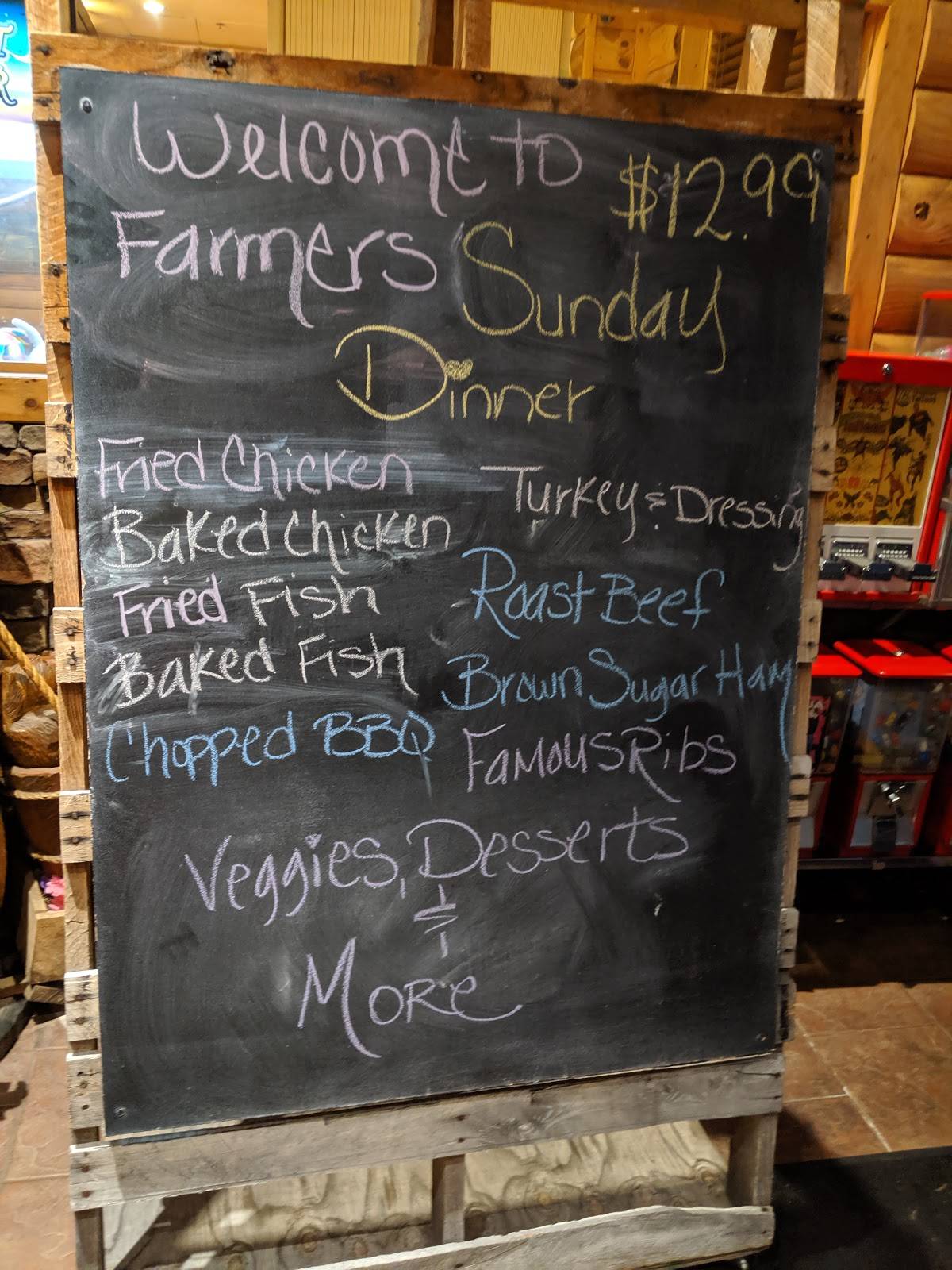 Menu at Farmers Family Restaurant, Murfreesboro