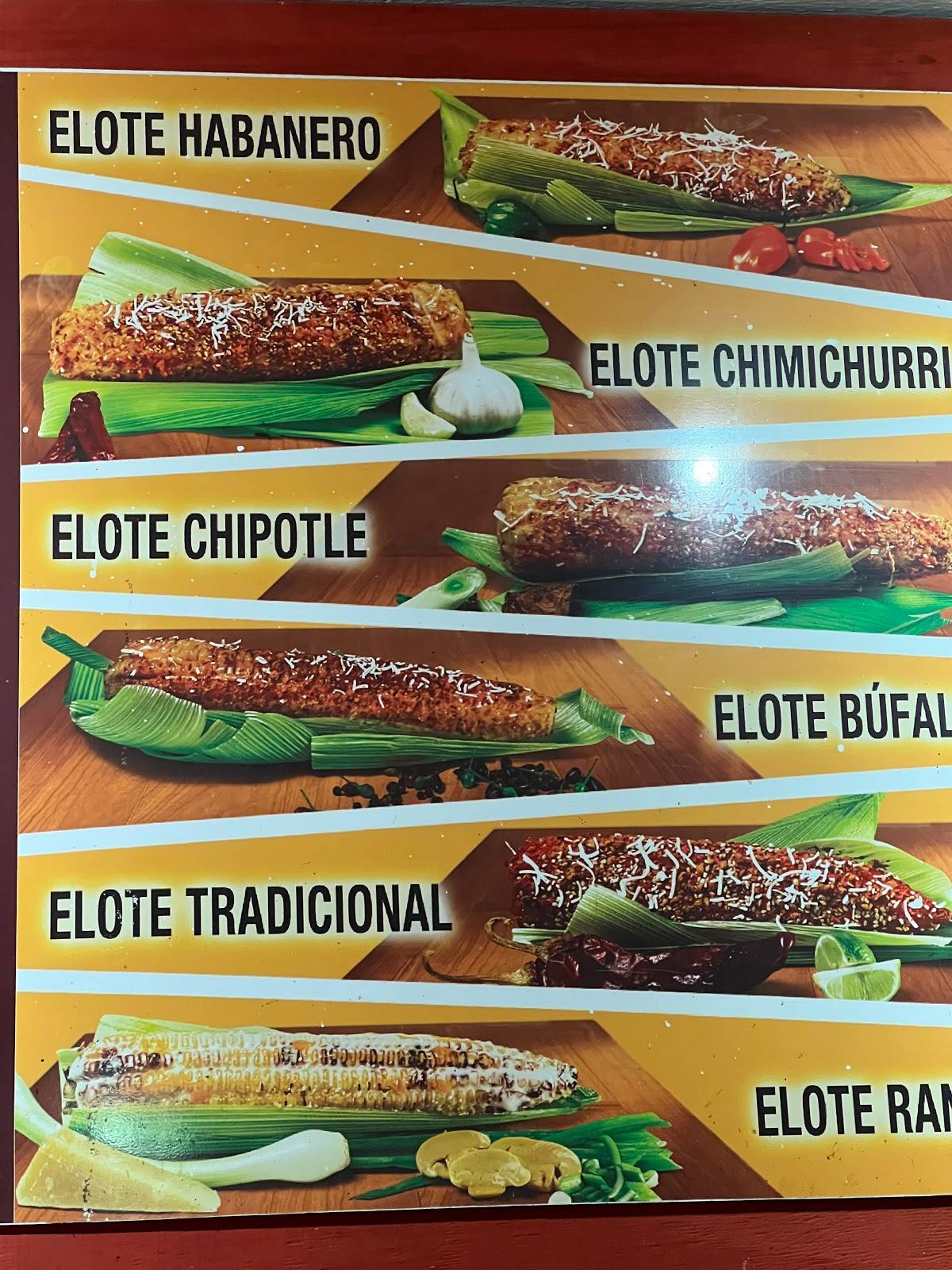 Carta del restaurante Maizville Elotes Gourmet, Zapopan, Av. Ludwig Van ...