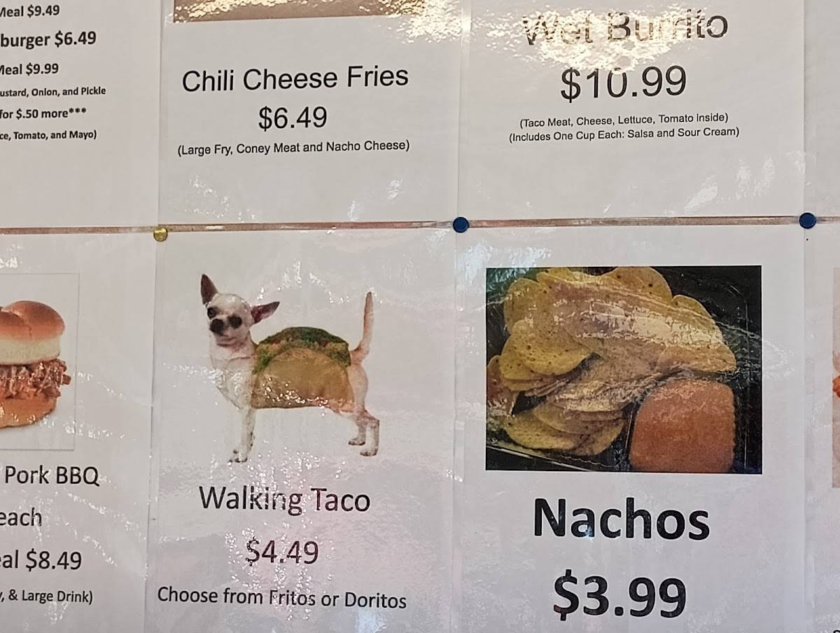 Menu at Coney Land fast food, Muskegon
