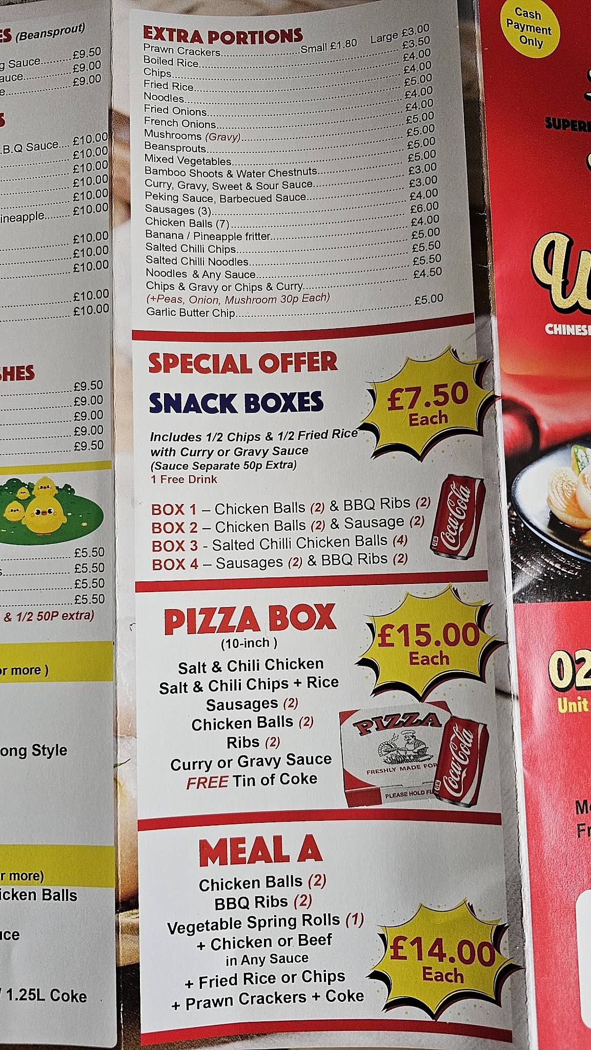 Menu at Tsan Welcome fast food, Donaghcloney