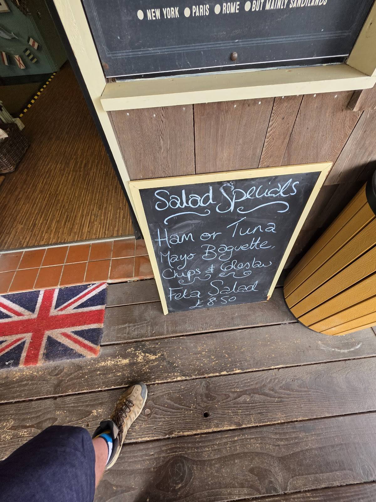 Menu at Fat Seagull Café. cafe, Sutton on Sea