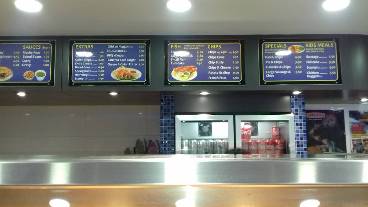 Menu at Fish & Chips Nostell Plaice restaurant, Doncaster