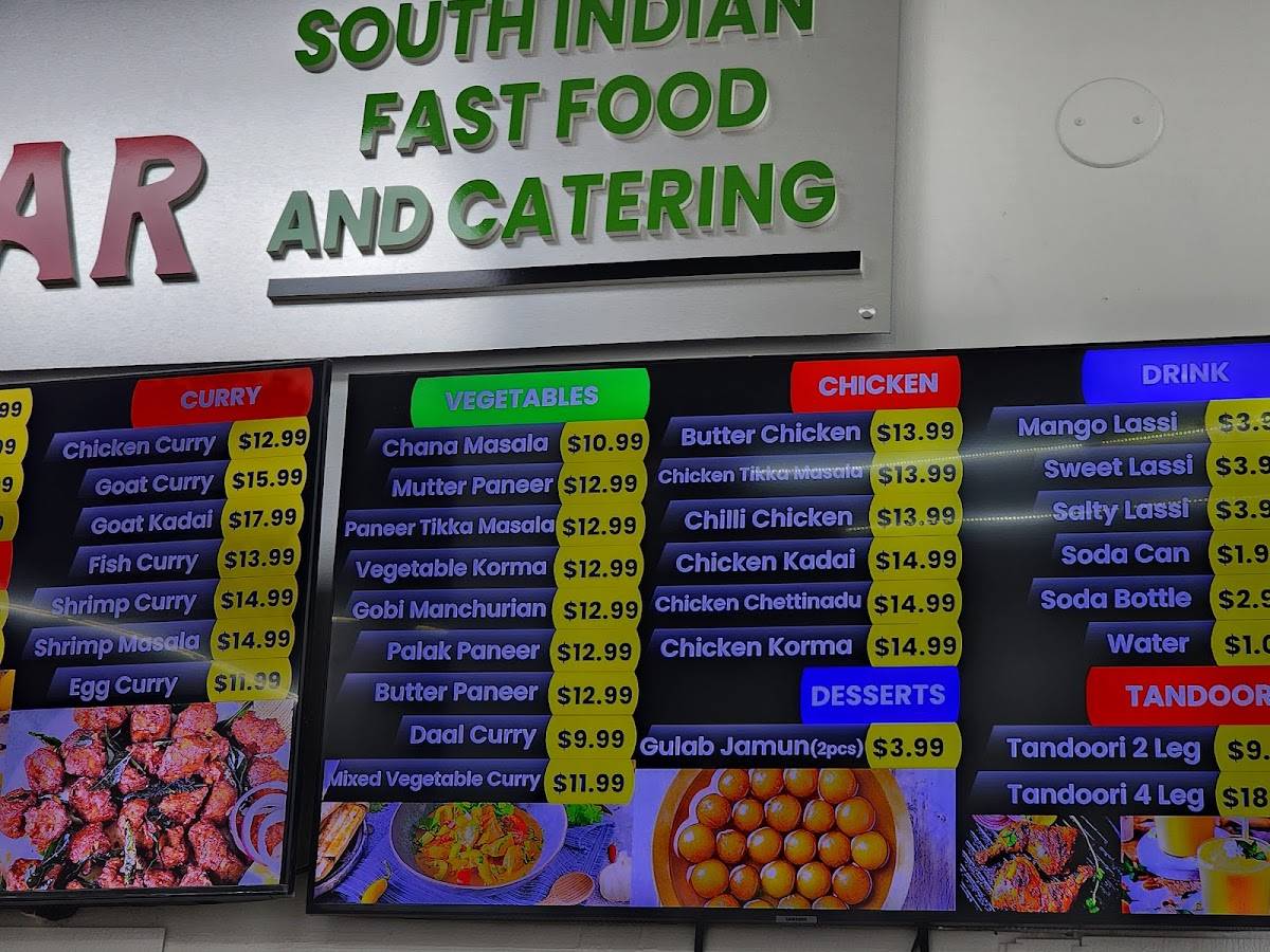 Menu at Five Star South Indian Fast Food & Catering, Orlando