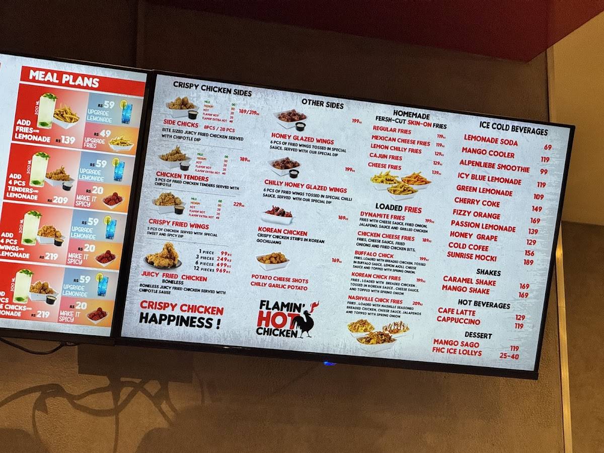 Menu at Flamin' Hot Chicken - Edappally Best Chicken Burgers in Kochi ...