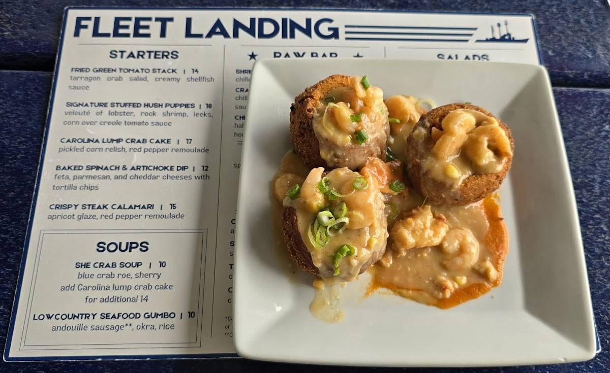 Menu at Fleet Landing Restaurant & Bar, Charleston