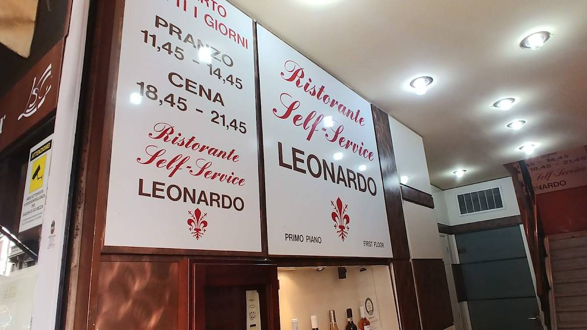 Menu da Leonardo ristorante, Firenze, Via dei Pecori