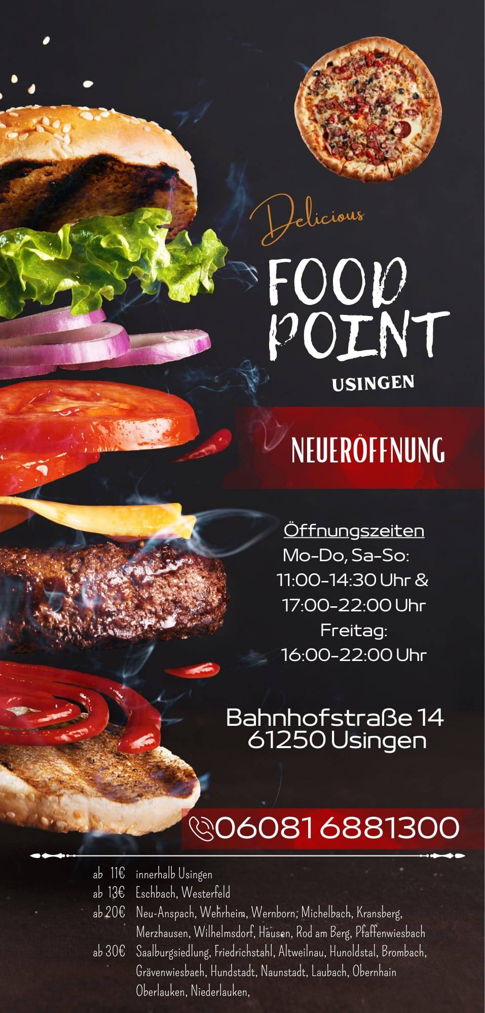 Speisekarte von Food Point Usingen pub & Bar, Usingen