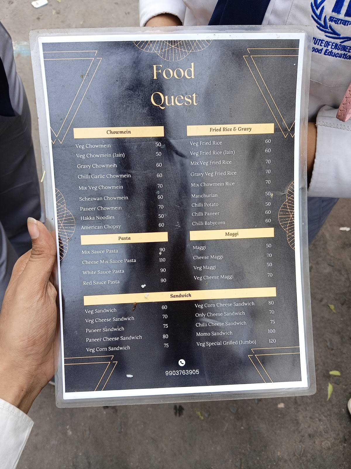 Menu at Food quest, Kolkata, Embassy Apartment