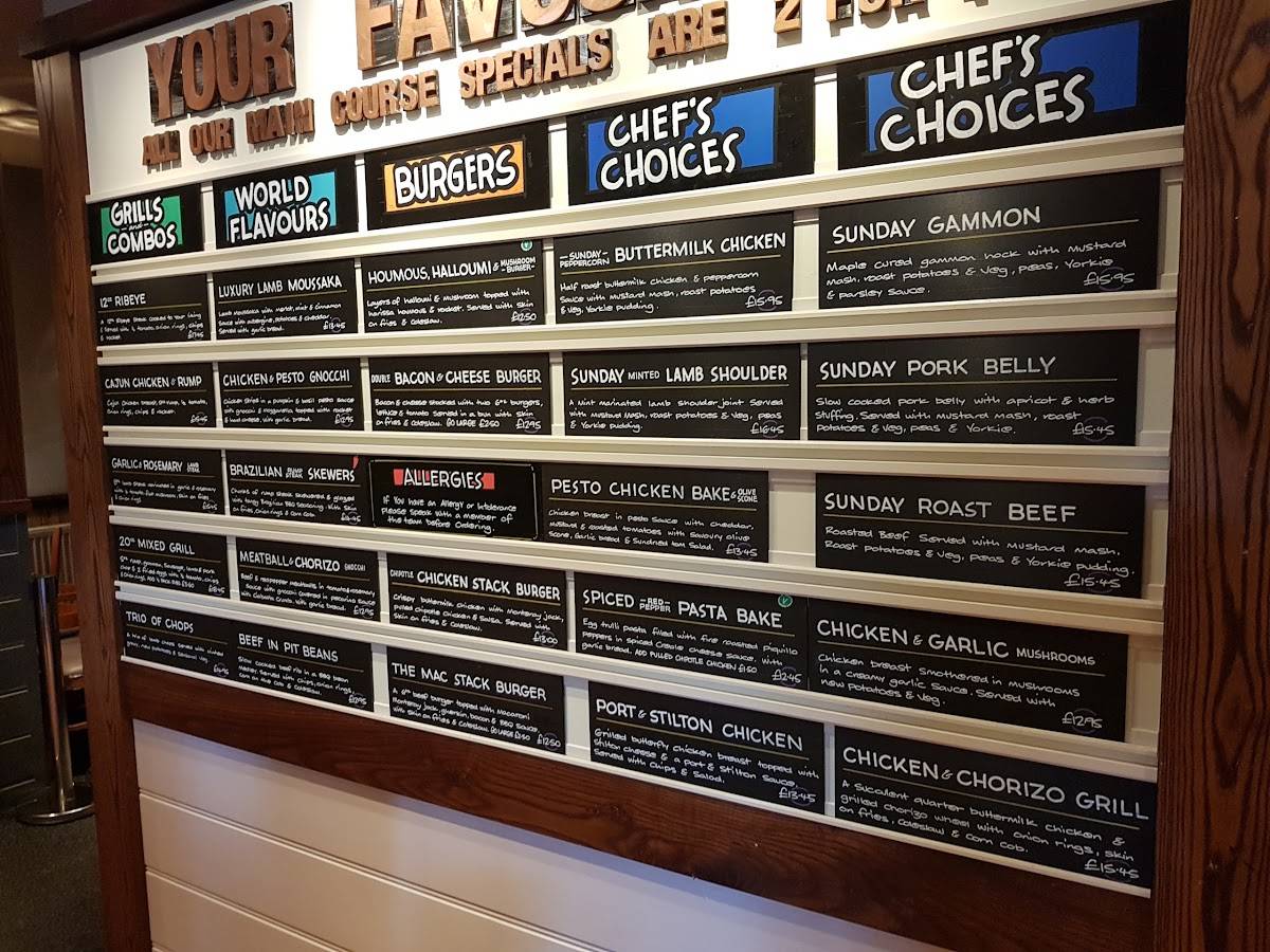 Menu at Forge pub & bar, Dudley